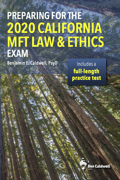 2020 preparing MFT LE exam cover – Psychotherapy Notes